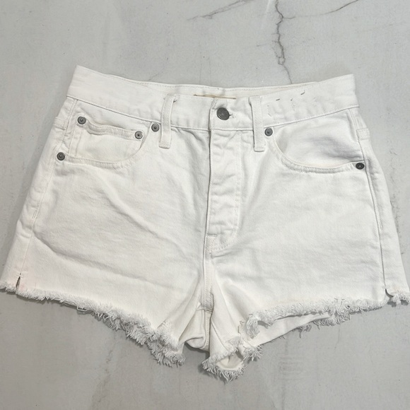 Madewell | Shorts | White Jeans Denim Cut Off Shorts | Poshmark